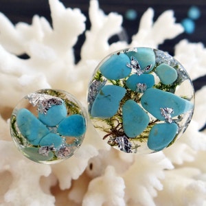 Turquoise Gauges Turquoise Plugs December Birthstone Jewelry Mermaid ...