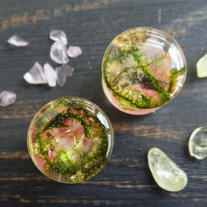 Citrine Plugs Rose Quartz Plugs and Gauges Resin Plugs 00 Gauges ...