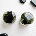 Obsidian Plugs Gauges Genuine Stone Plugs 00g Onyx Plugs and Tunnels 0g ...