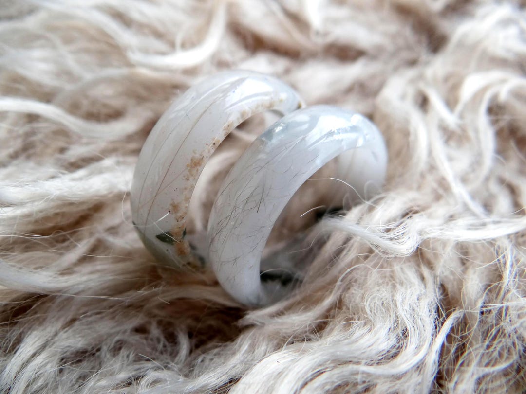 Personalized Cremation Ring: Grief, Hair, Fur, Funeral Keepsake ...