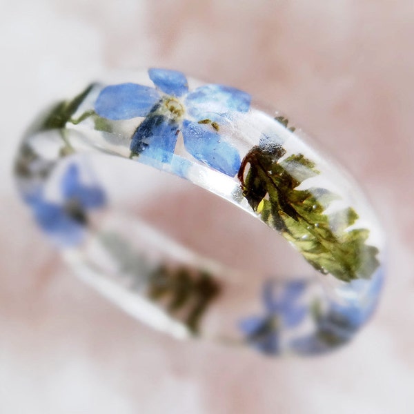 Forget Me Not Ring - Etsy