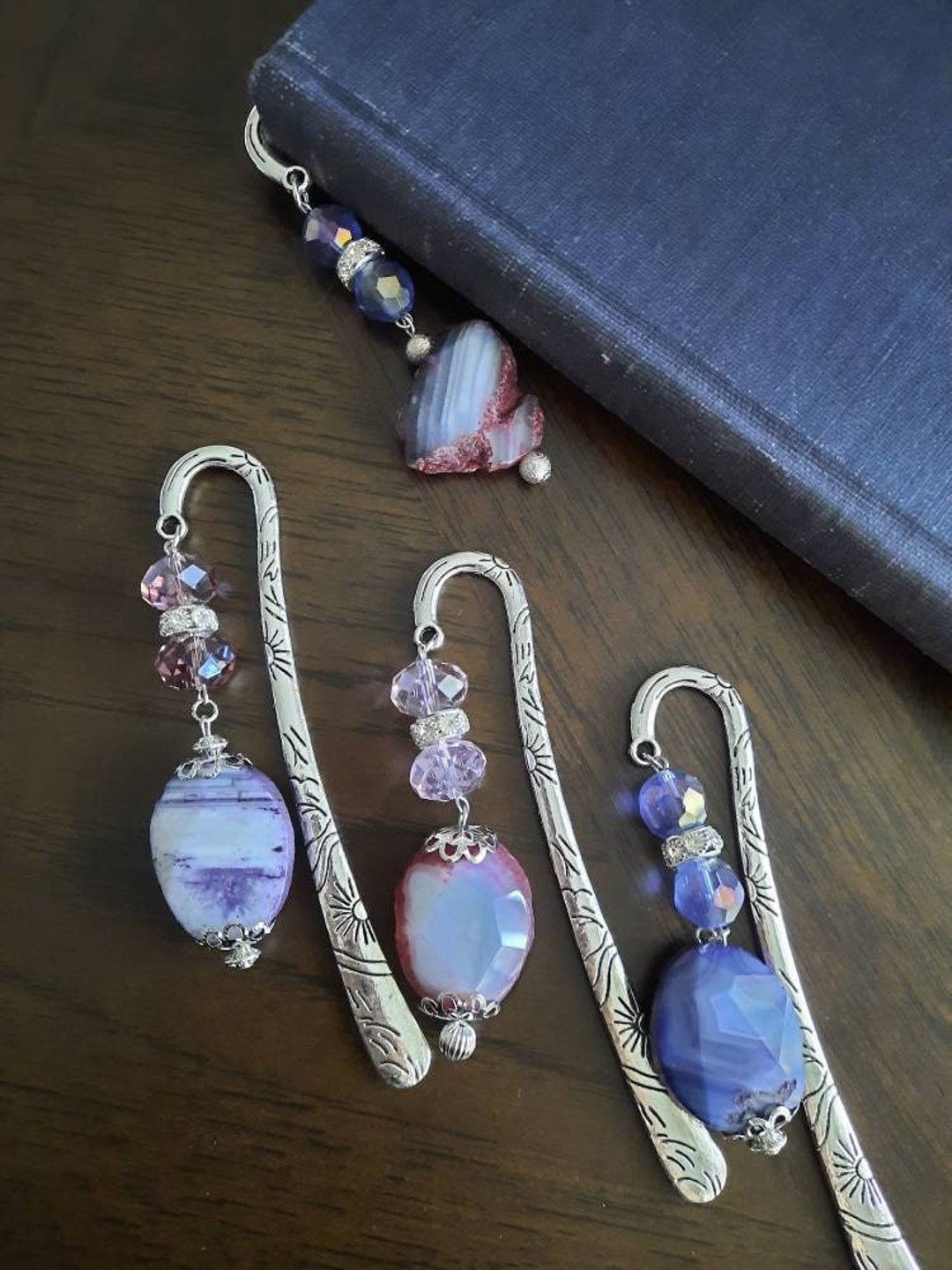 Agate Stone Bookmarks - Etsy