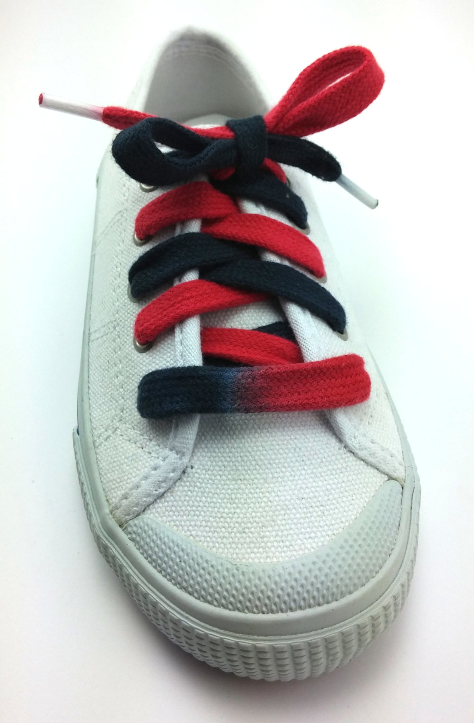 Black & Red Custom Bi-colored Shoelace BEST SELLER - Etsy