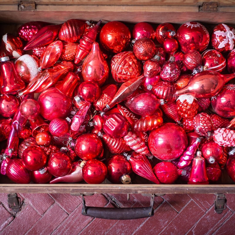 Vintage Red Glass - Etsy