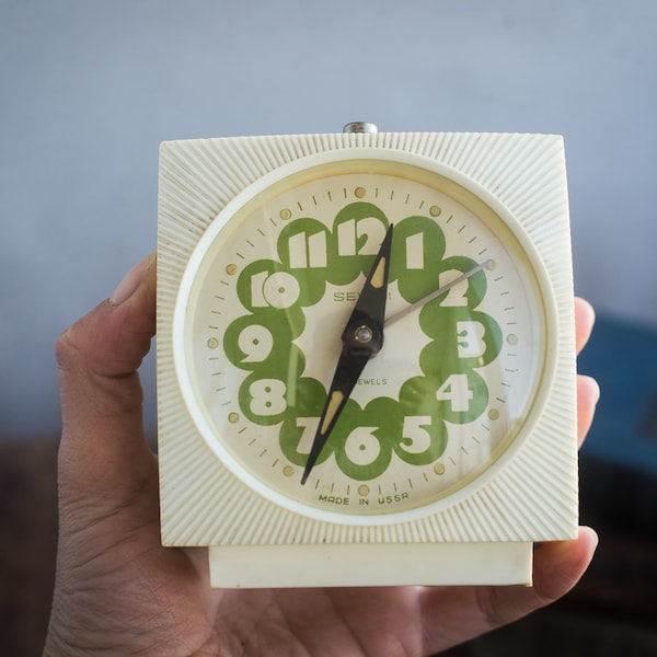 Plastic Soviet Alarm Clock - Etsy