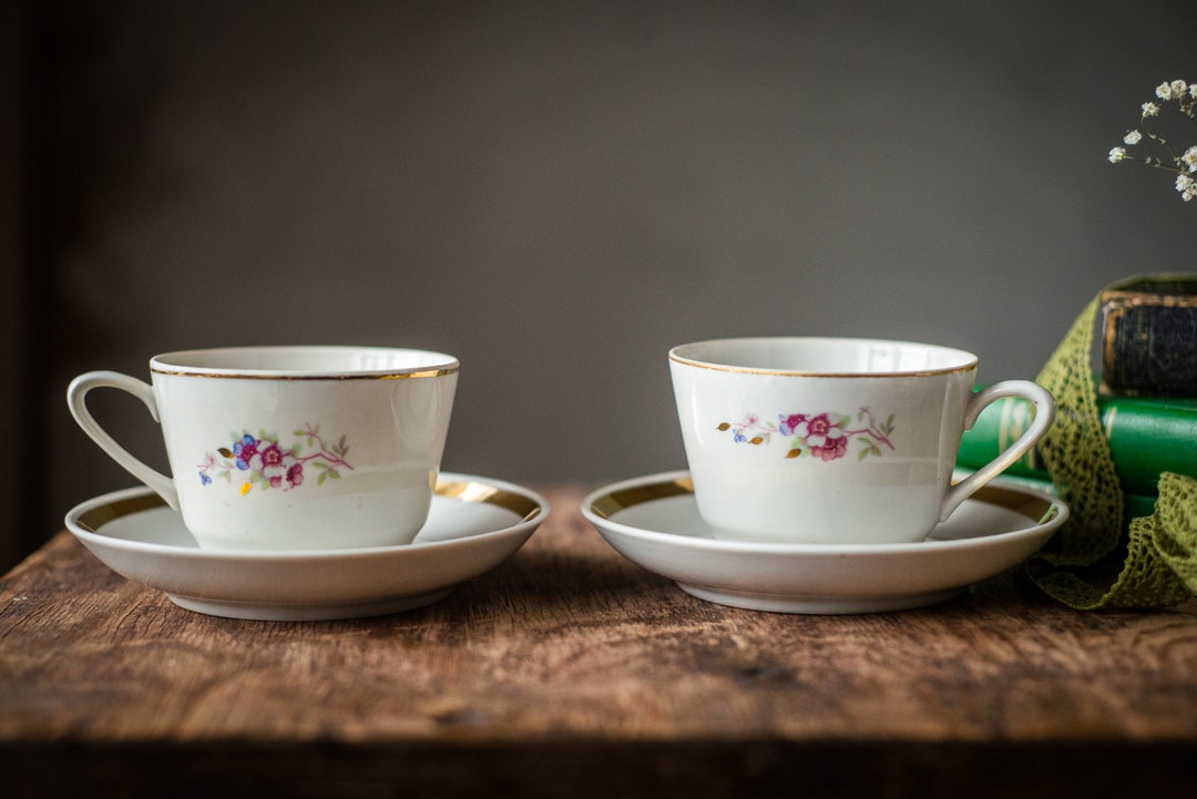 Vintage Porcelain Tea Service, Tea for Two Set, 1960s - Etsy