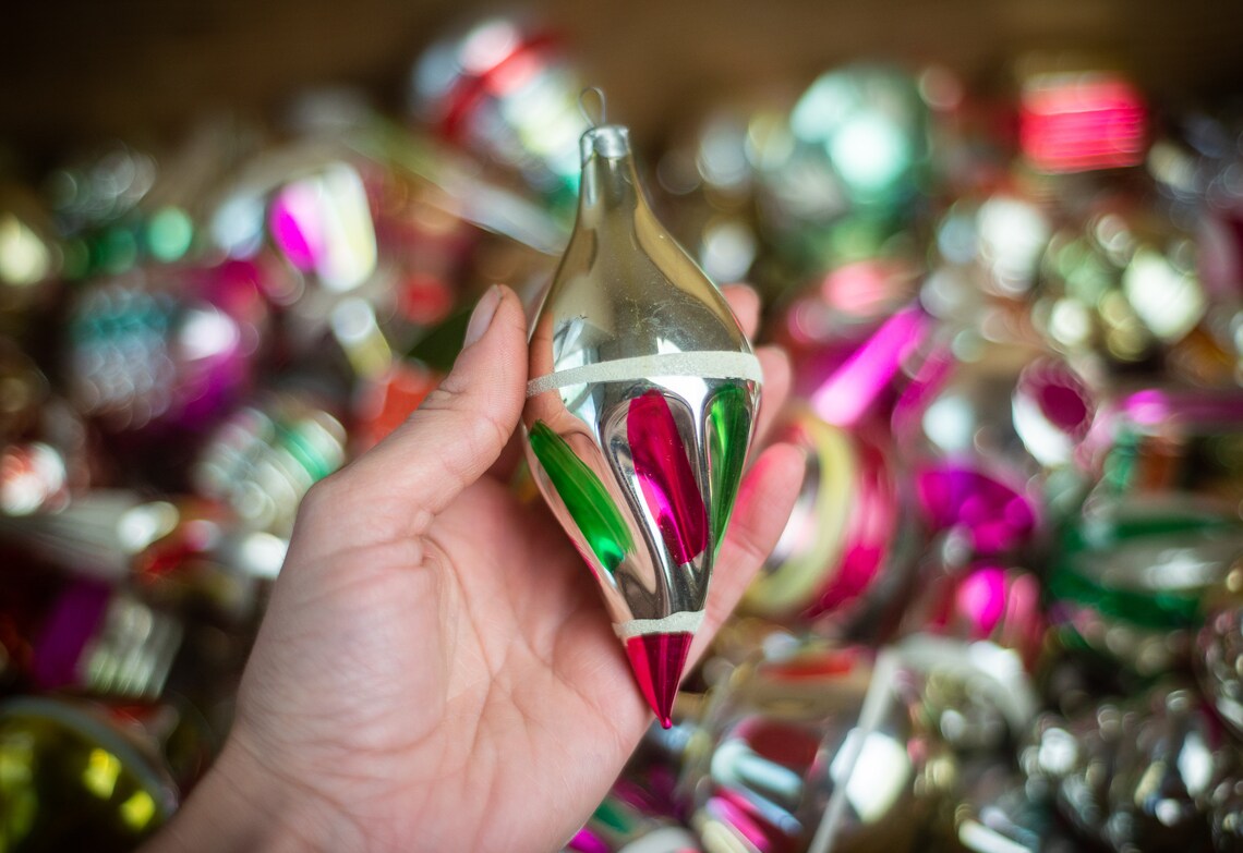 Unique Assorted Vintage Christmas Ornaments Custom Set of - Etsy
