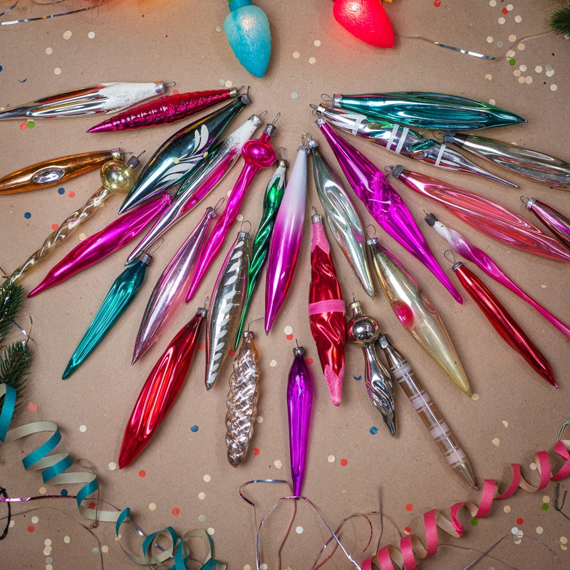 Shiny Bright Christmas Ornaments - Etsy