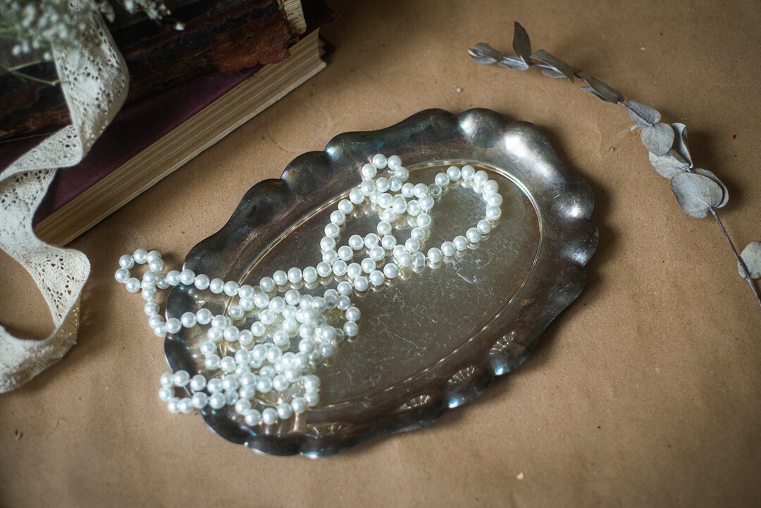 Vintage Metal Tray Antique Serving Utensils Collectible - Etsy