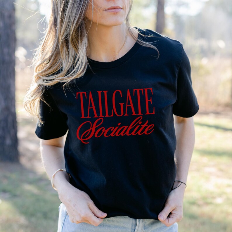 Tailgate Socialite SVG, Tailgating PNG, Trendy Shirt Design Digital ...