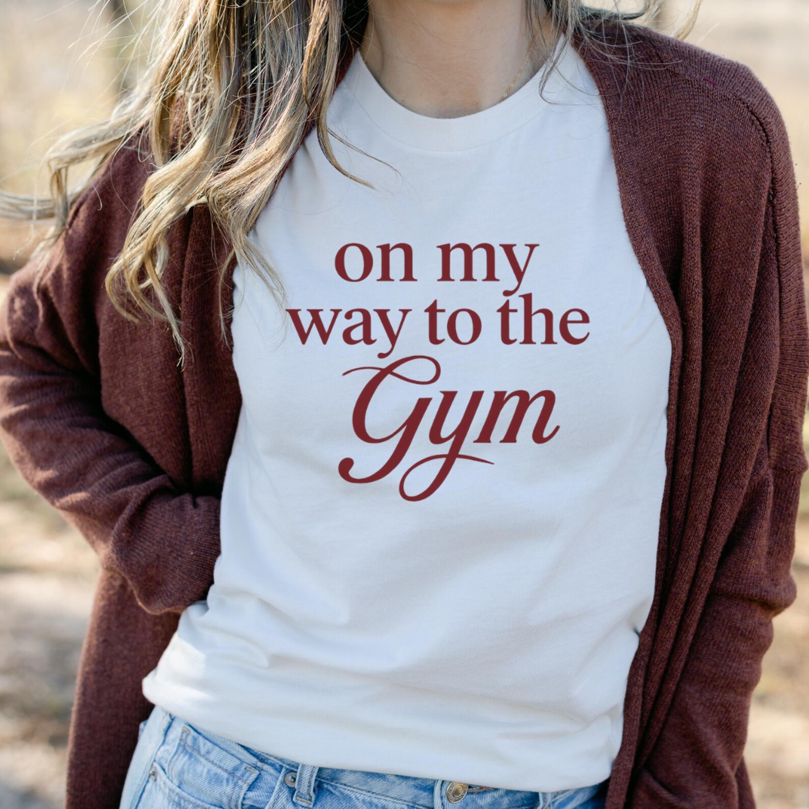 On My Way to the Gym SVG, Fitness Shirt Design (digital Download) - Etsy