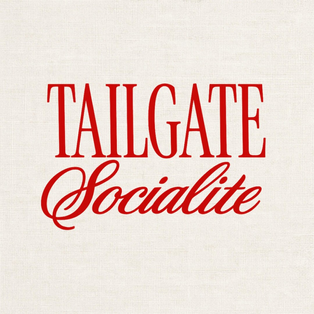 Tailgate Socialite PNG, Game Day PNG, Trendy Shirt Design Digital ...