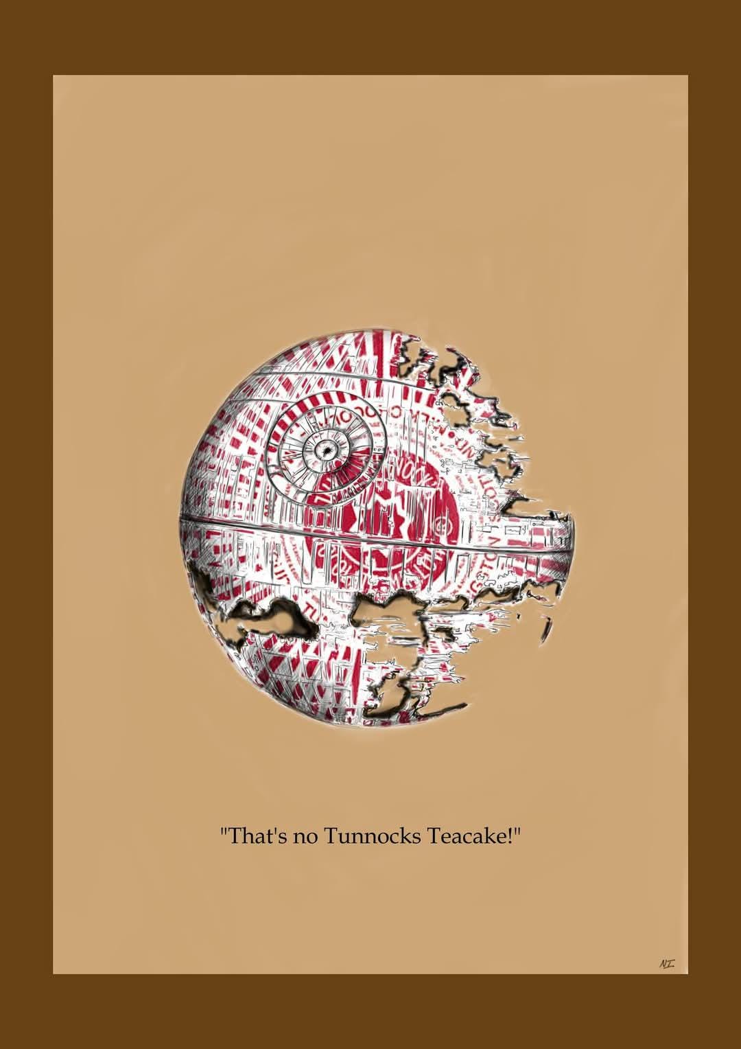 That's No Tunnocks Teacake A4 Print by Neil Inglis - Etsy UK