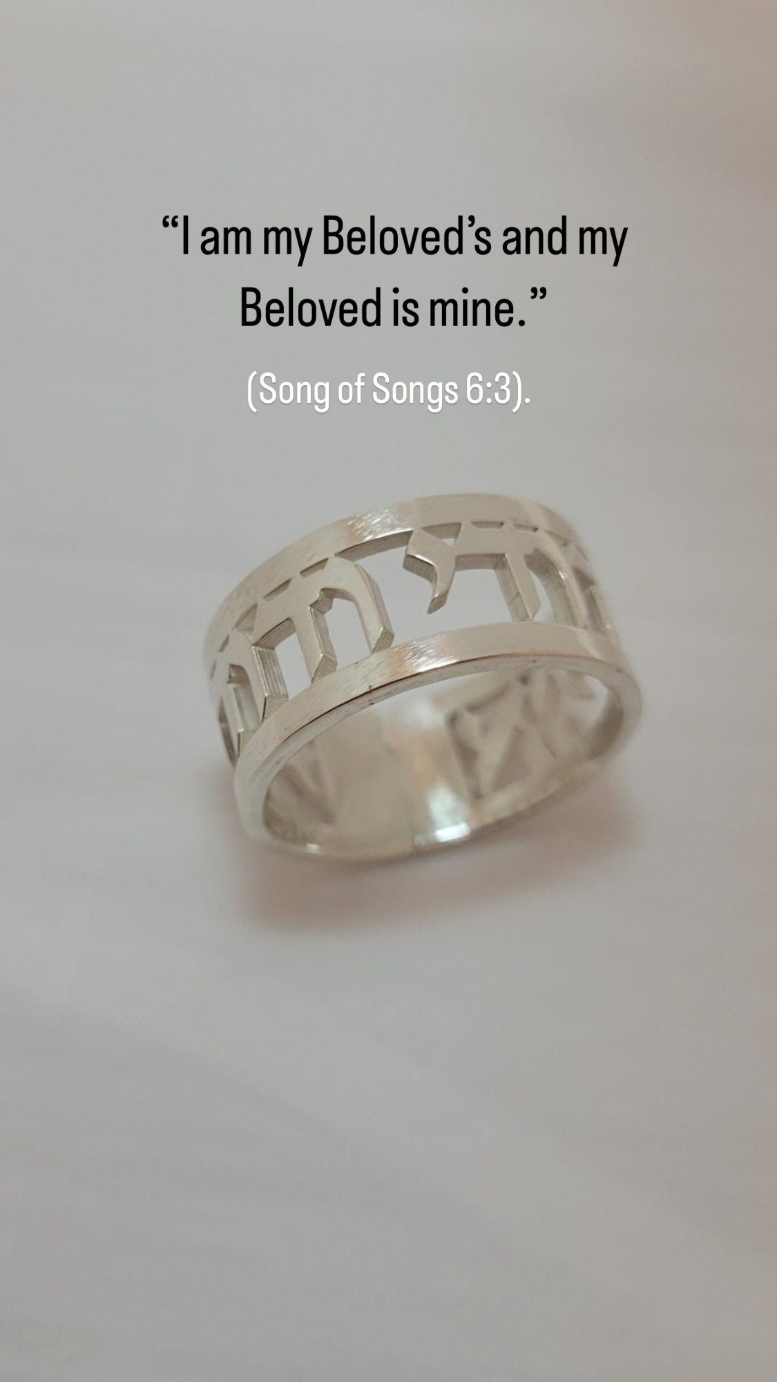 I Am My Beloveds Ring - Etsy