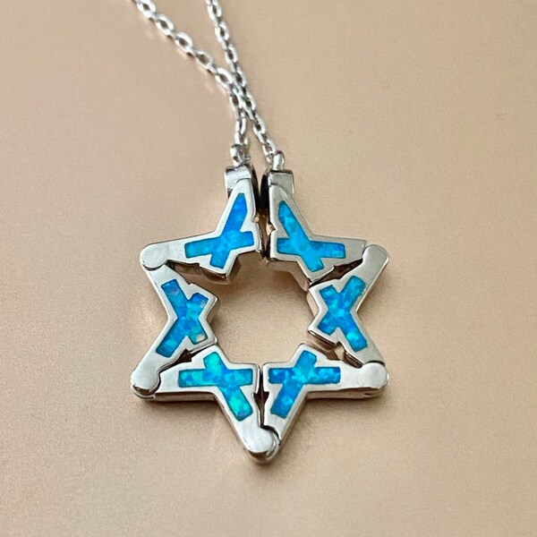 Hidden Jewish Star Necklace - Etsy