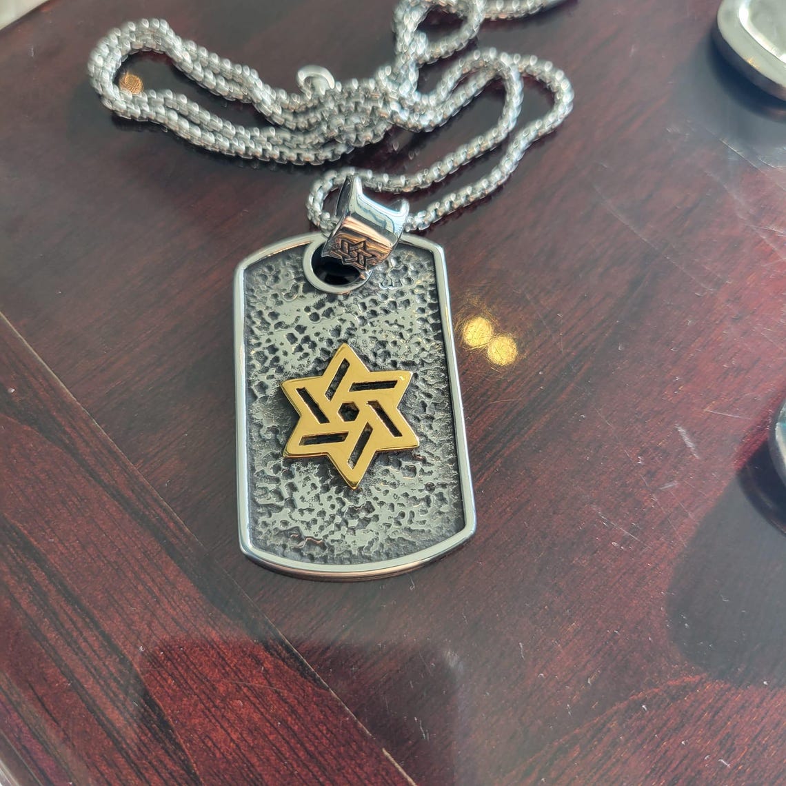 Star of David IDF Dog Tag Pendant. - Etsy