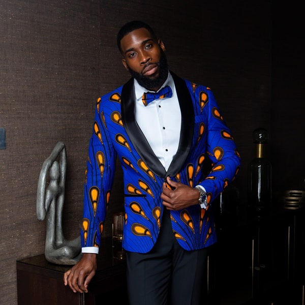 African Print Jacket - Etsy