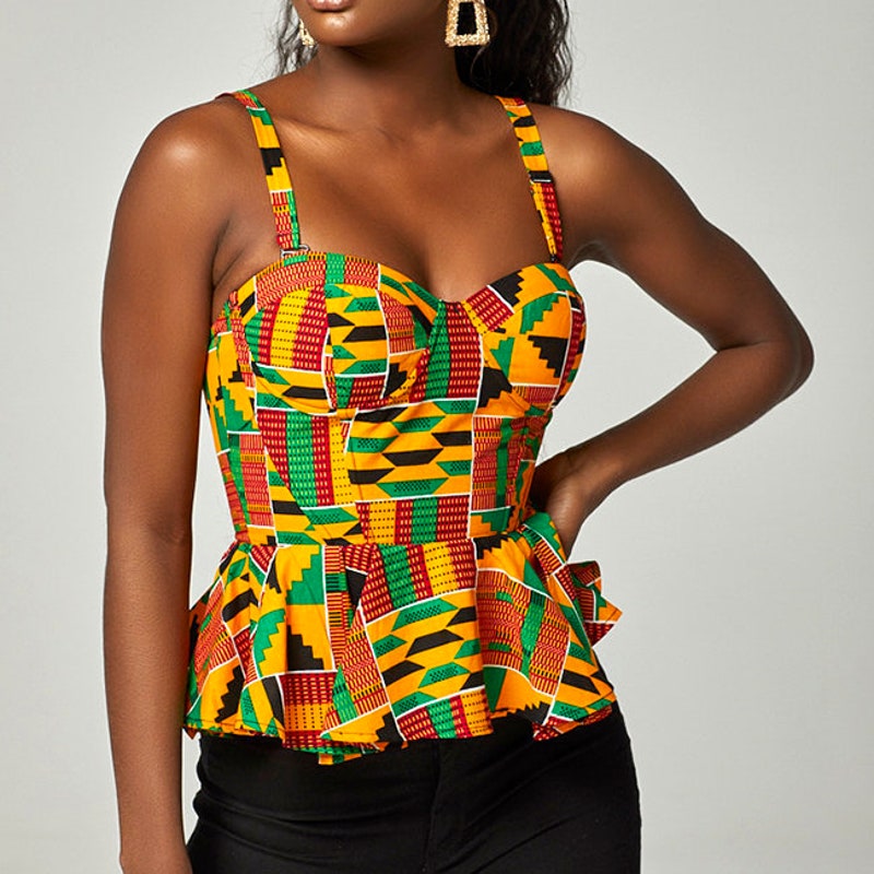 African Print Top Etsy