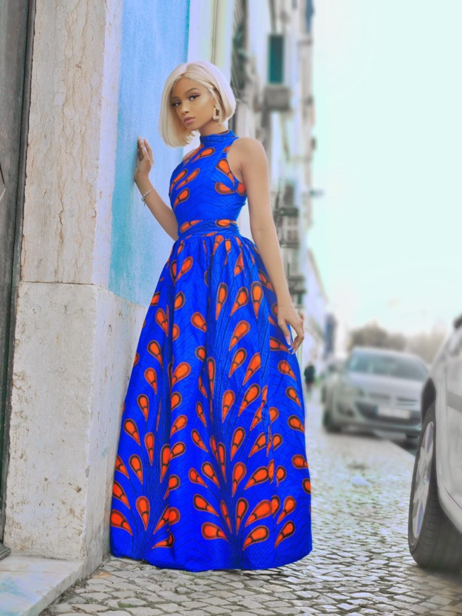 African Maxi Dress African Print Maxi Dress African Clothing - Etsy UK