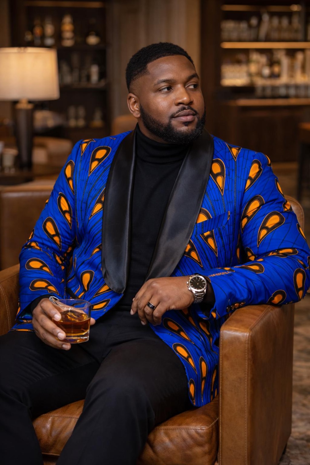 African Print Blazer, Men African Clothing, African Print, African ...