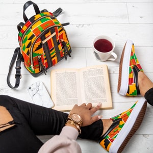 African Print Women Backpack, Ethnic African Backpack, Stylish African ...