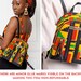 African Print Women Backpack, Ethnic African Backpack, Stylish African ...