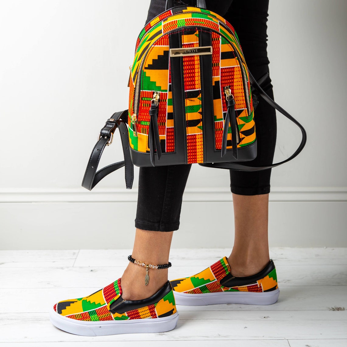 African Print Women Backpack Ethnic African Backpack Stylish - Etsy