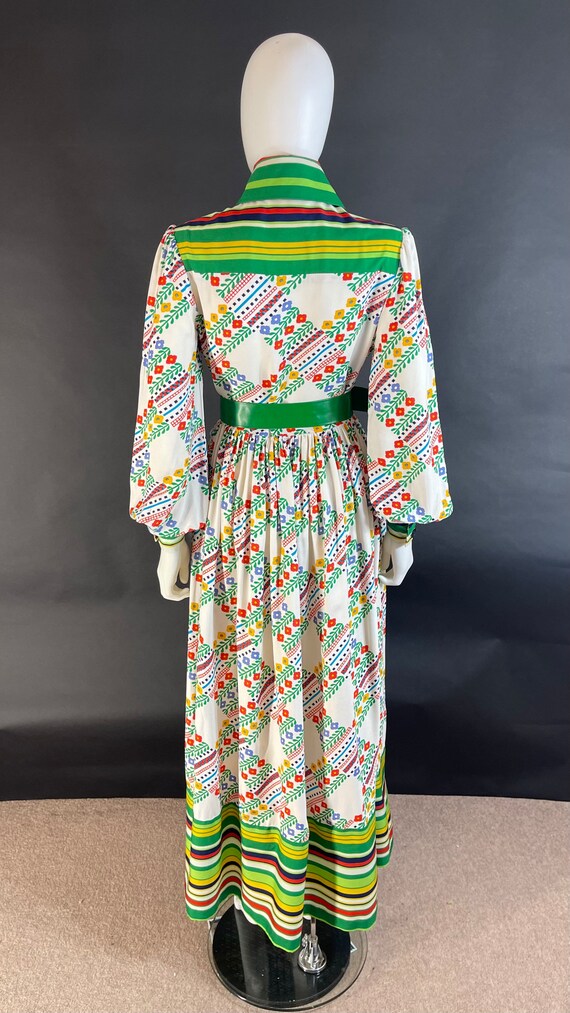 Stunning rare 1970’s “Jean Varon” maxi dress - Gem