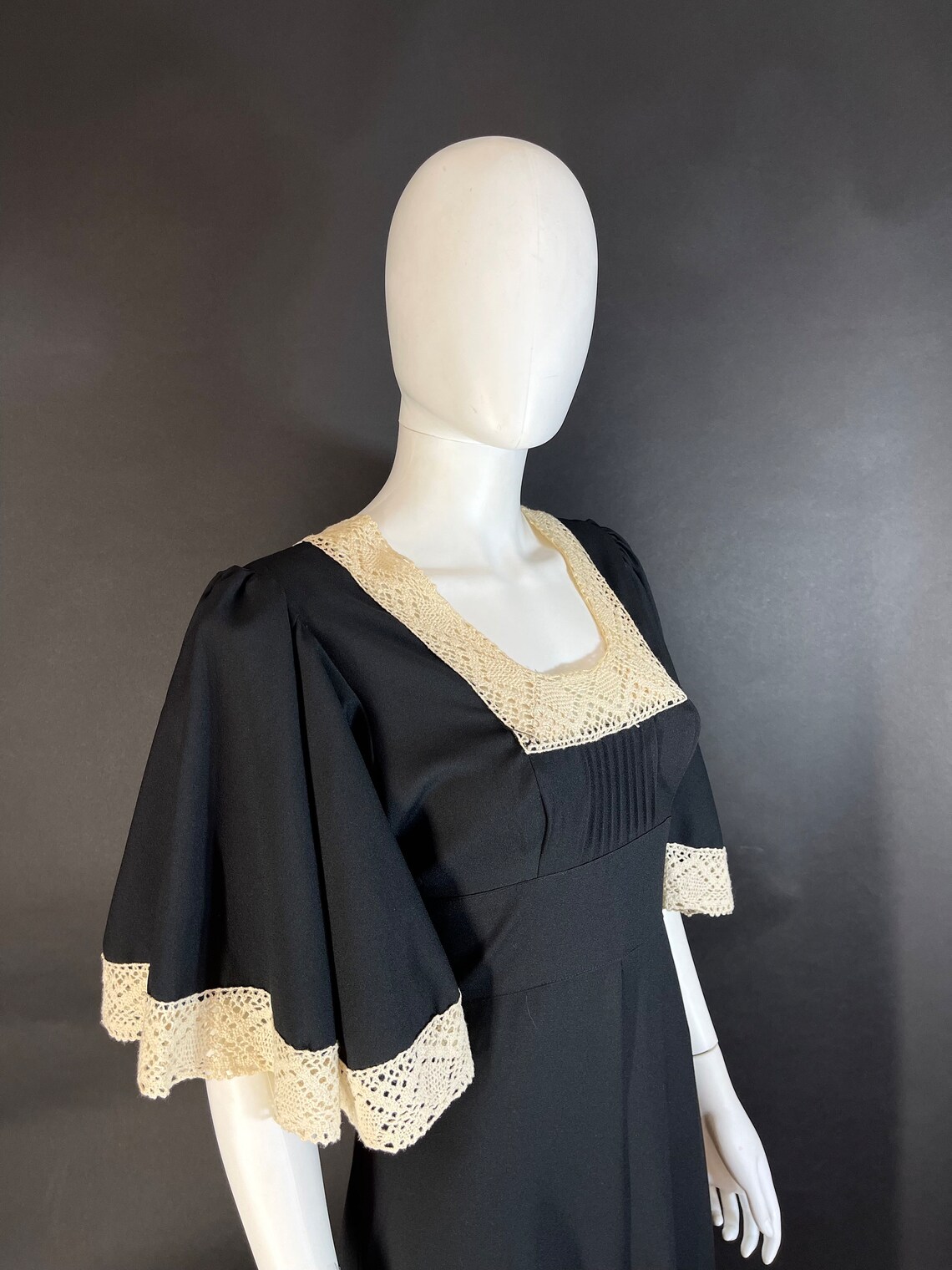 Fab 1970’s Volup Maxi Dress by Sherman of London (bust 40”) - Etsy