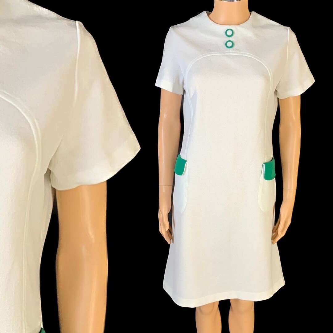 Fab Volup Colour Block 1960’s Mod Summer Dress - Etsy