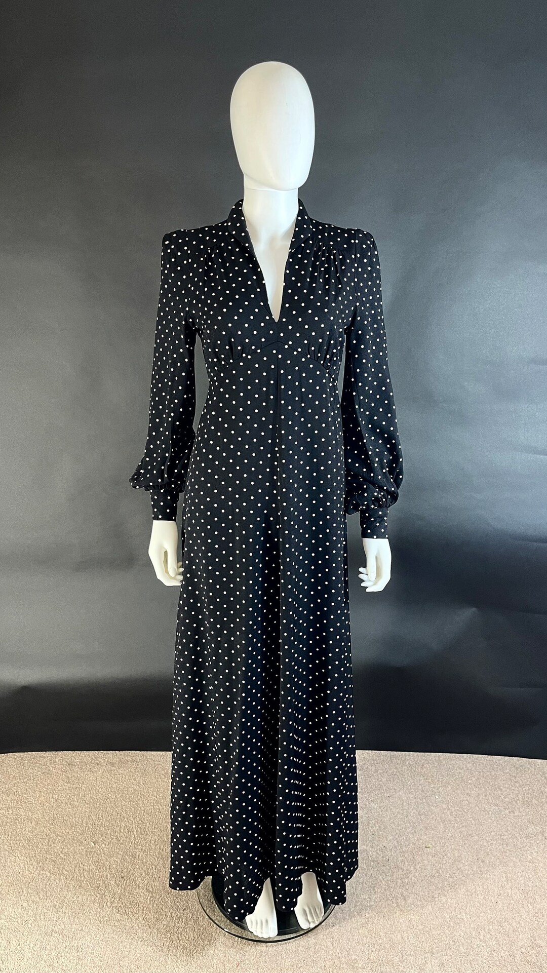 Stunning Rare 1970s lee Bender for Bus Stop Maxi Dress - Etsy