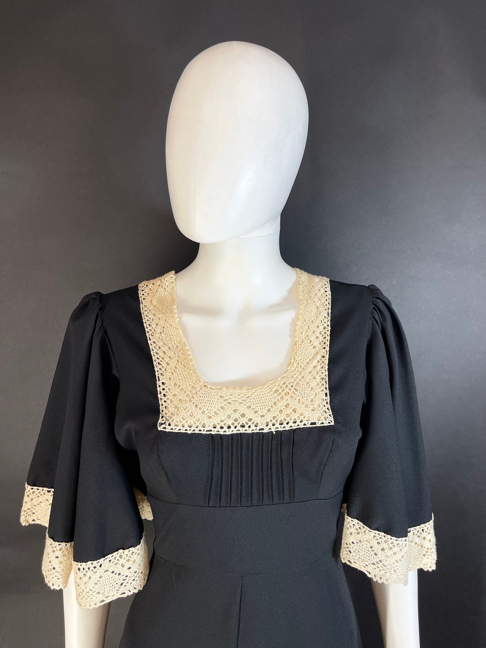 Fab 1970’s Volup Maxi Dress by Sherman of London (bust 40”) - Etsy
