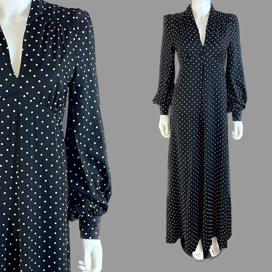 Stunning Rare 1970s lee Bender for Bus Stop Maxi Dress - Etsy