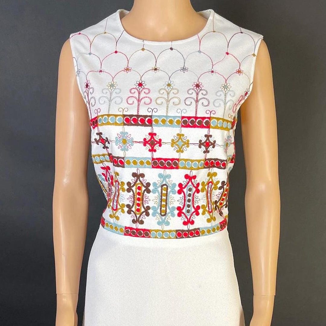 Fab 1960s Volup Mod Dress (bust 40”) - Etsy