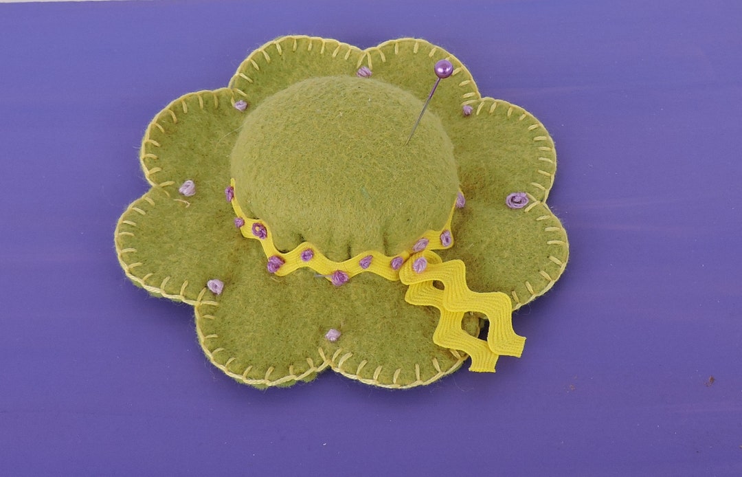 Wool Felt Bonnet Pincushion - Etsy