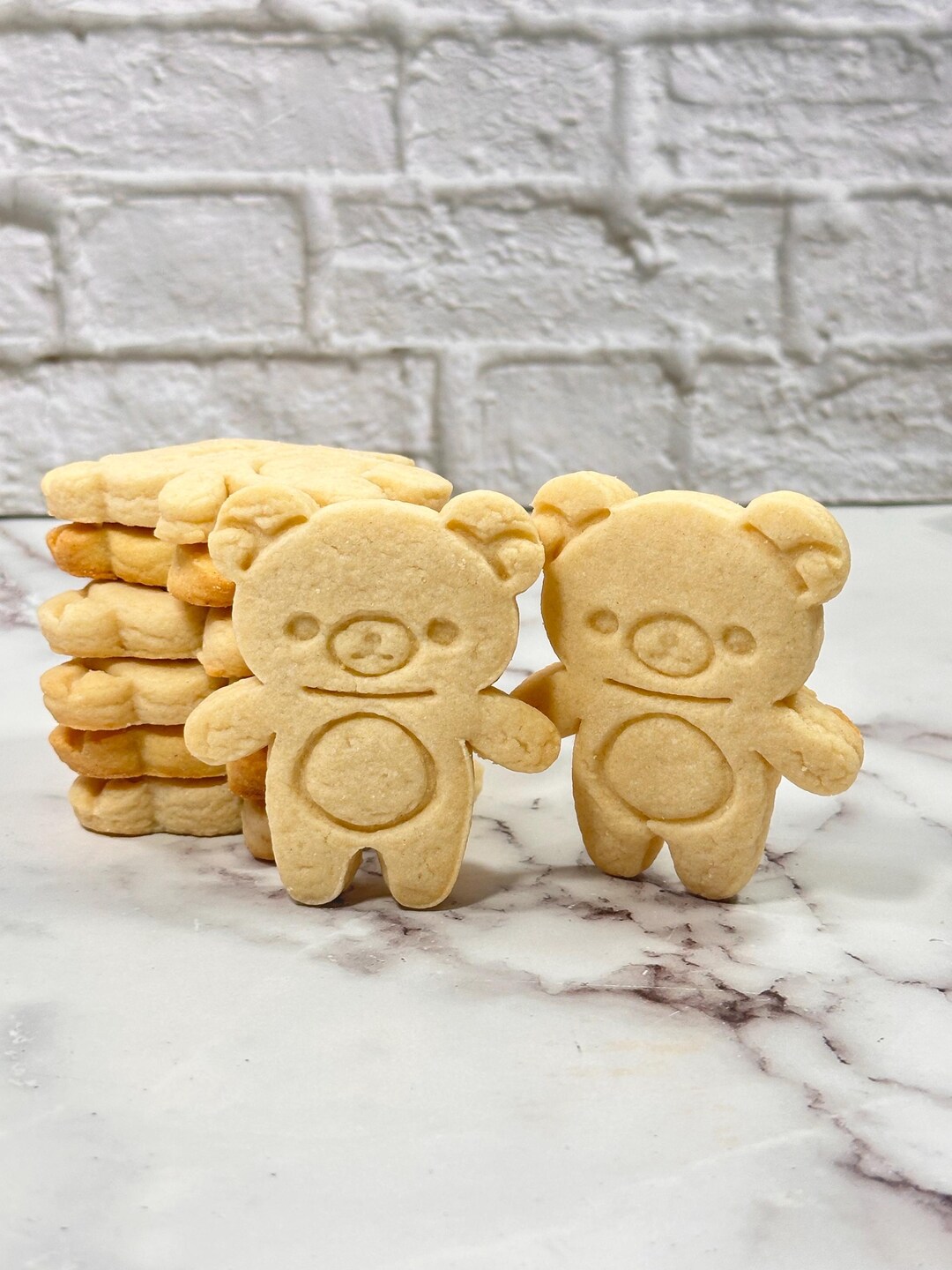 Plain Rilakkuma and Korilakkuma Sugar Cookies - No Royal Icing or ...