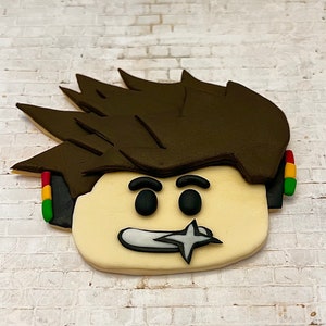 2D Fondant Topper. Approx. 4.5 Inches - Etsy