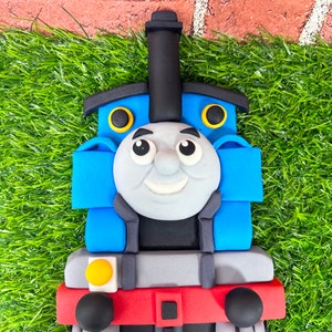 2D Thomas Fondant Topper With 3D Effects. - Etsy