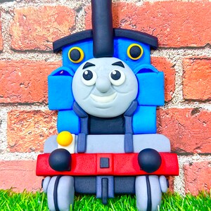 2D Thomas Fondant Topper With 3D Effects. - Etsy