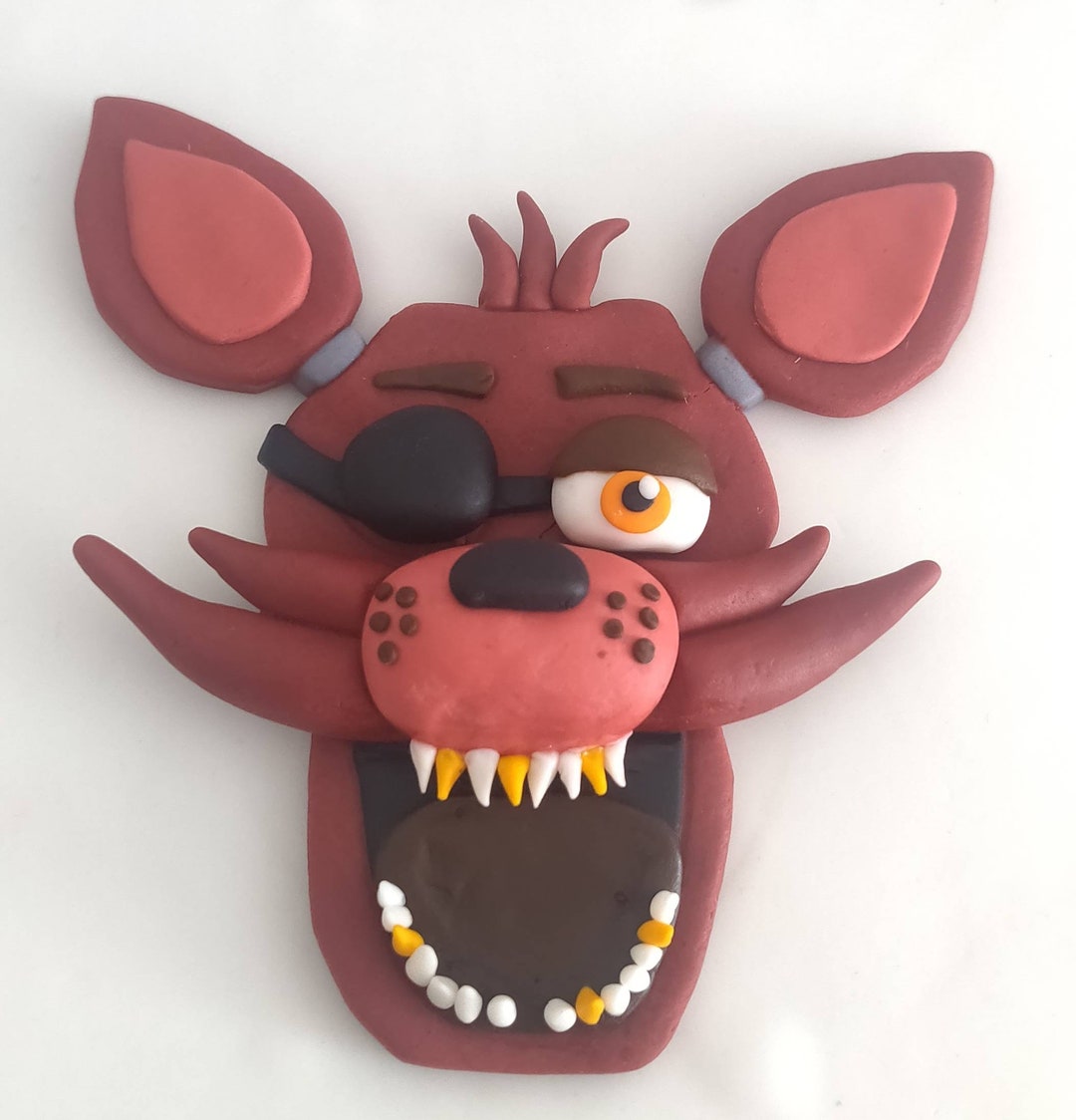 2D Foxy Fondant Topper With 3D Effects. 4" , 6" and 8 Inches Available ...