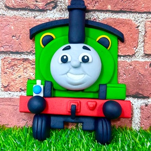 2D Thomas Fondant Topper With 3D Effects. - Etsy