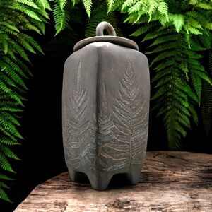 Bella Casa Italian Fern Canister, Kitchen Canister Decor, Lidded ...