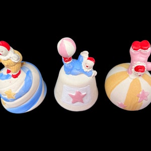 Set Three Clown Bells, Mid Century UCTCI Japan Import - Etsy