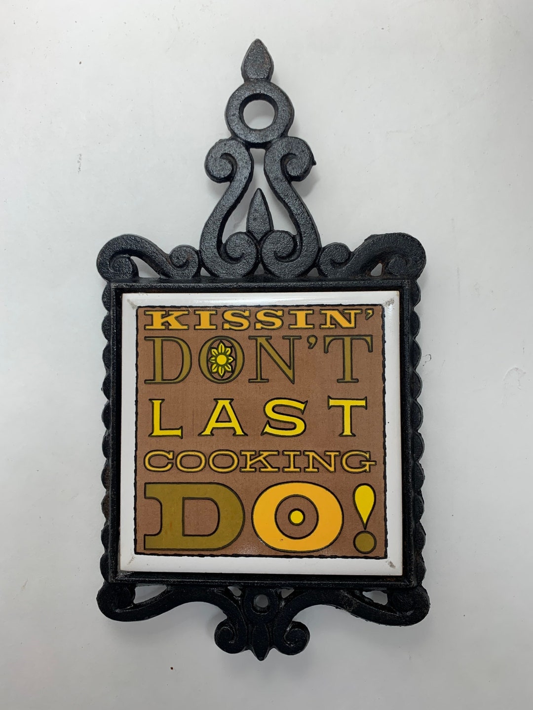 Holt Howard, Collectible Kitschy Trivet, Kitchen Wall Sign, Cast Iron ...