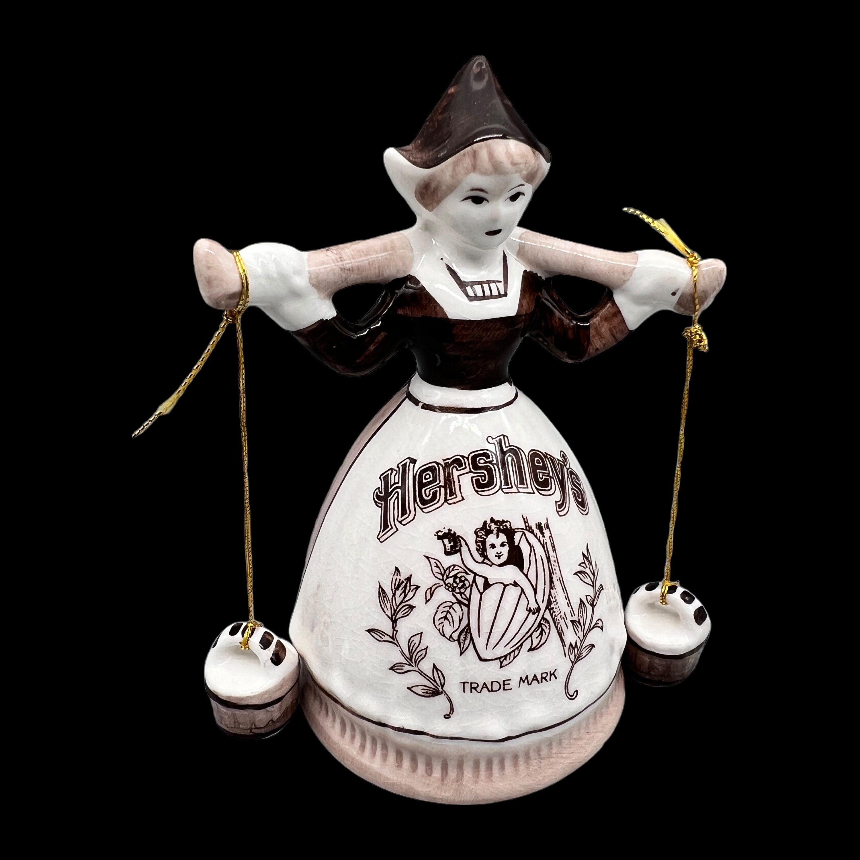 Hershey Merch, Dutch Gifts, Porcelain Bell, Milk Maid - Etsy