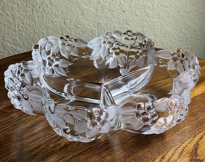 Mikasa 10 Inch Divided Dish, Carmen Design, Made in Germany, Raised ...