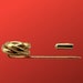 Winard Gold Plated Stick Pin, 1970s, Rosette Jewelry - Etsy