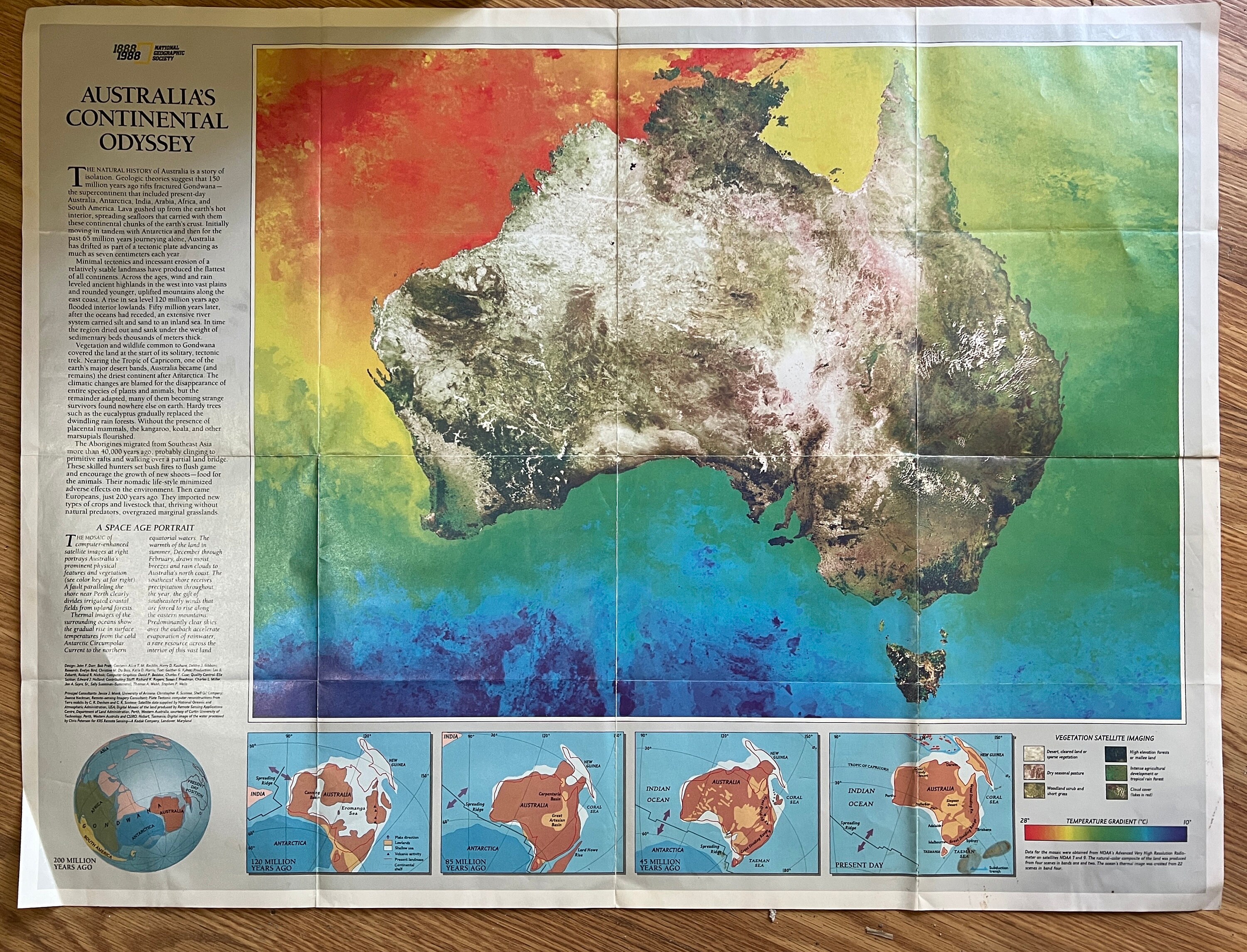 Australia, National Geographic Maps, Informational, Pictorial ...