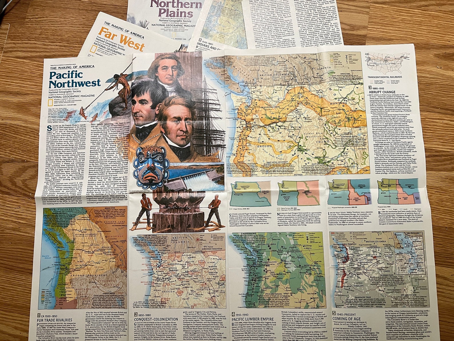 United States History, National Geographic Maps, Informational ...