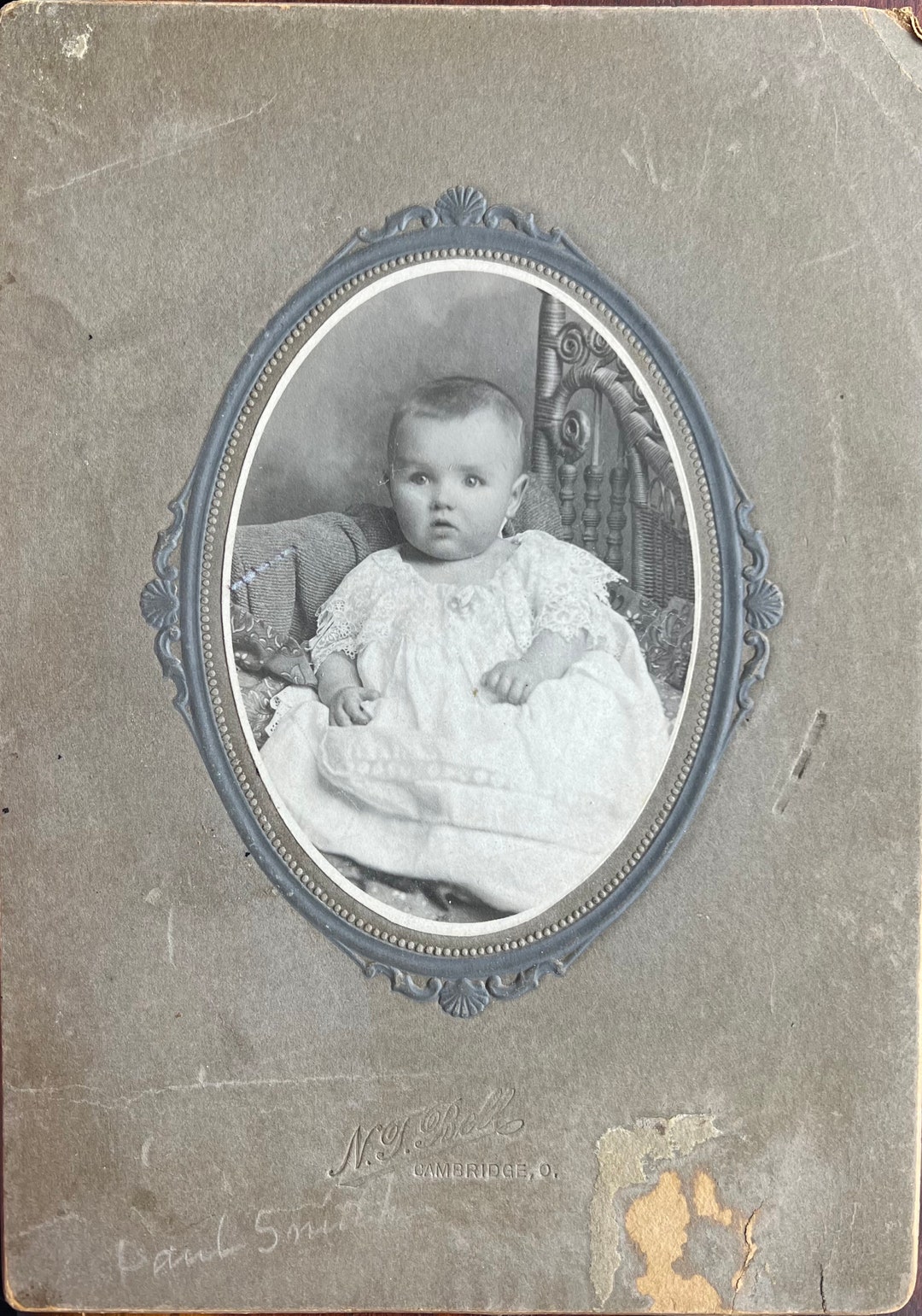 Antique Baby Portrait, Paul Smith, 1902 - Etsy